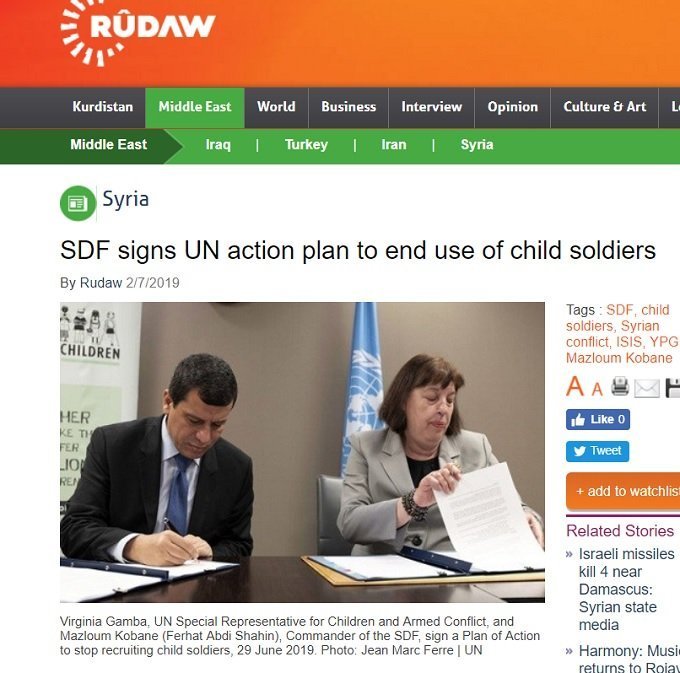 Syria News Briefs: SDF Child Soldiers, Landmines, and Economy