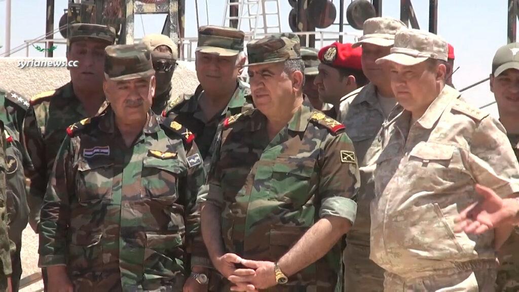 Top Syrian and Russian Army Commanders in Syria attend SAA Special ...